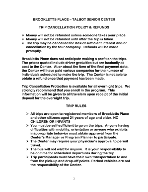 Fillable Online talbotcountymd Trip Guidelines.pdf - talbotcountymd Fax ...