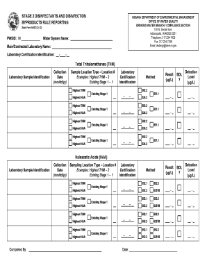 Fillable Online forms in STAGE 2 DISINFECTANTS AND DISINFECTION ...