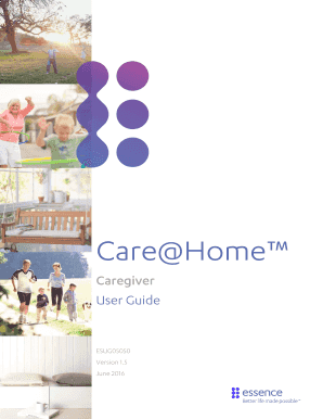 Fillable Online Caregiver. User Guide Fax Email Print - pdfFiller