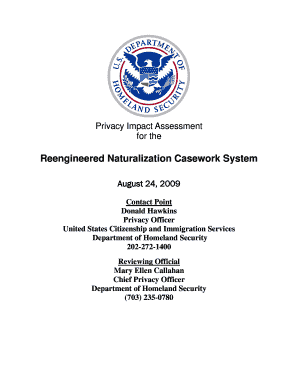 Fillable Online dhs Department Of Homeland Security Privacy Impact ...