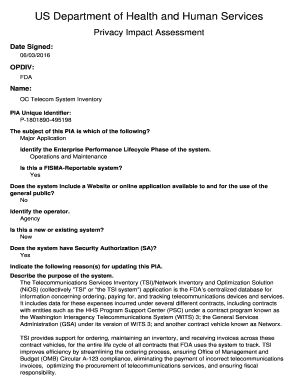 Fillable Online hhs OC Telecom System Inventory - hhs Fax Email Print ...