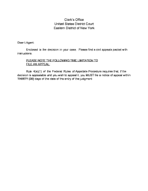 Fillable Online PRO SE Appeals.pdf Fax Email Print - pdfFiller