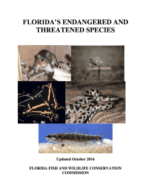 Fillable Online Florida's Endangered and Threatened Species Fax Email Print - pdfFiller