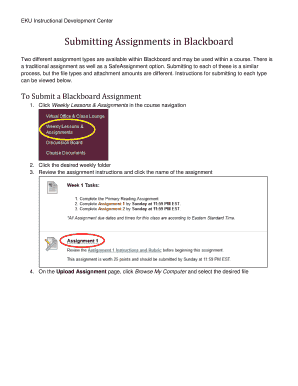 Fillable Online Submitting Assignments.docx Fax Email Print - pdfFiller