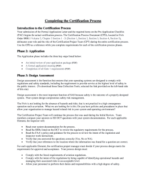 Fillable Online faa Completing the Certification Process - faa Fax ...