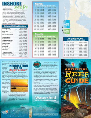 Fillable Online Pinellas County Artificial Reef Guide Fax Email Print - pdfFiller