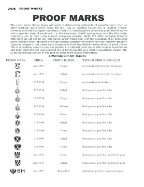 Fillable Online PROOF MARKS Fax Email Print - pdfFiller