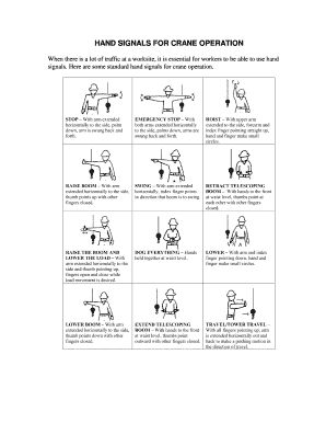 Fillable Online osha HAND SIGNALS FOR CRANE OPERATION - osha Fax Email ...