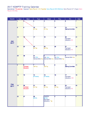 free printable weekly calendar 2017 Forms and Templates - Fillable ...