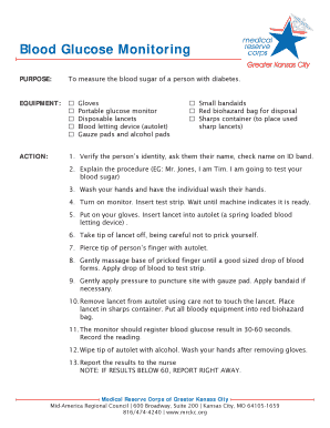 Fillable Online vdh virginia Fillable Blood Glucose Monitoring Fax ...