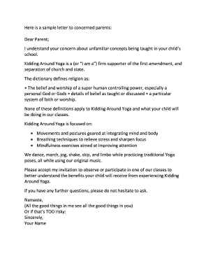 Sample Letter Describing Your Child - Fill Online, Printable, Fillable ...