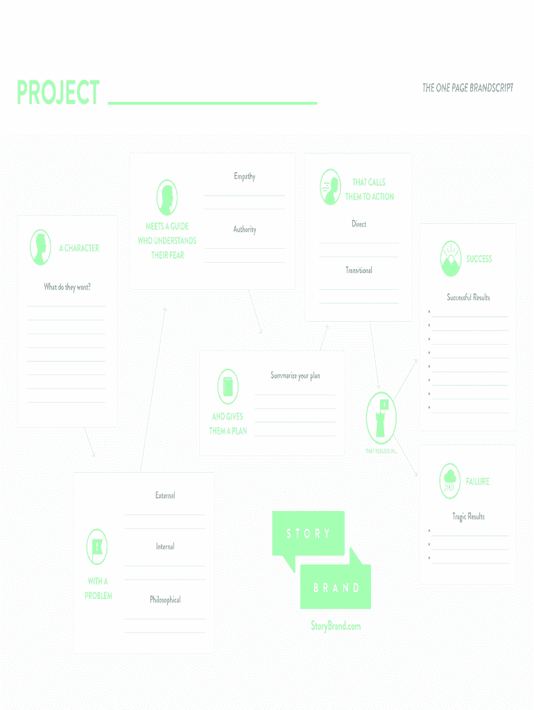 Storybrand Framework Pdf Fill Online Printable Fillable Blank 