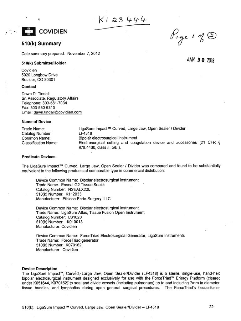 Fillable Online accessdata fda K' 3 - accessdata fda Fax Email Print ...
