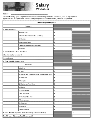 Fillable Online secure collegeincolorado Salary Worksheet.doc - secure ...