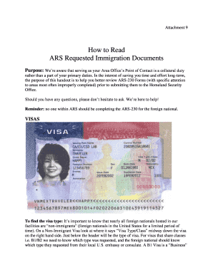 Fillable Online ars usda How to Read ARS Requested Immigration ...
