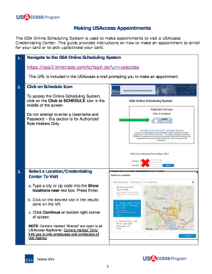 Fillable Online Fillable Making USAccess Appointments Fax Email Print ...