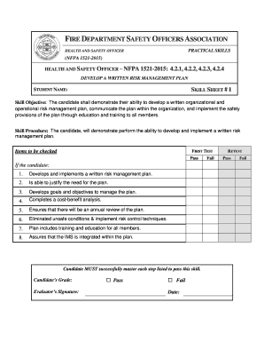 Fillable Online FIRE DEPARTMENT SAFETY OFFICERS ASSOCIATION Fax Email ...