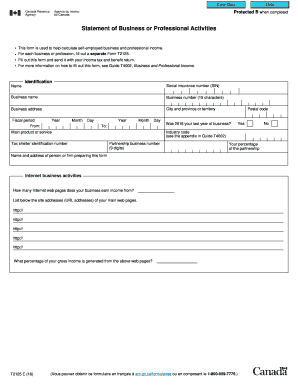 Fillable Online cra-arc gc Motor Vehicle Expense Form (Business) - ARC ...
