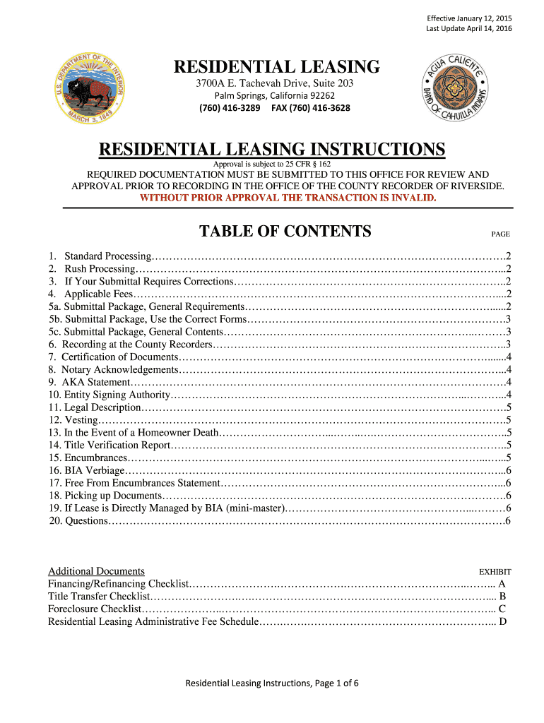 Fillable Online bia Fillable RESIDENTIAL LEASING INSTRUCTIONS ...