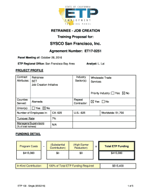 Fillable Online PANEL PACKET - tracking.etp.ca.gov - State of ...