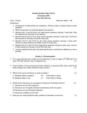 Fillable Online Sample Question Paper (Set-2) Fax Email Print - pdfFiller