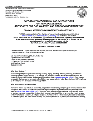 Fillable Online dir ca Fillable important information and instructions ...