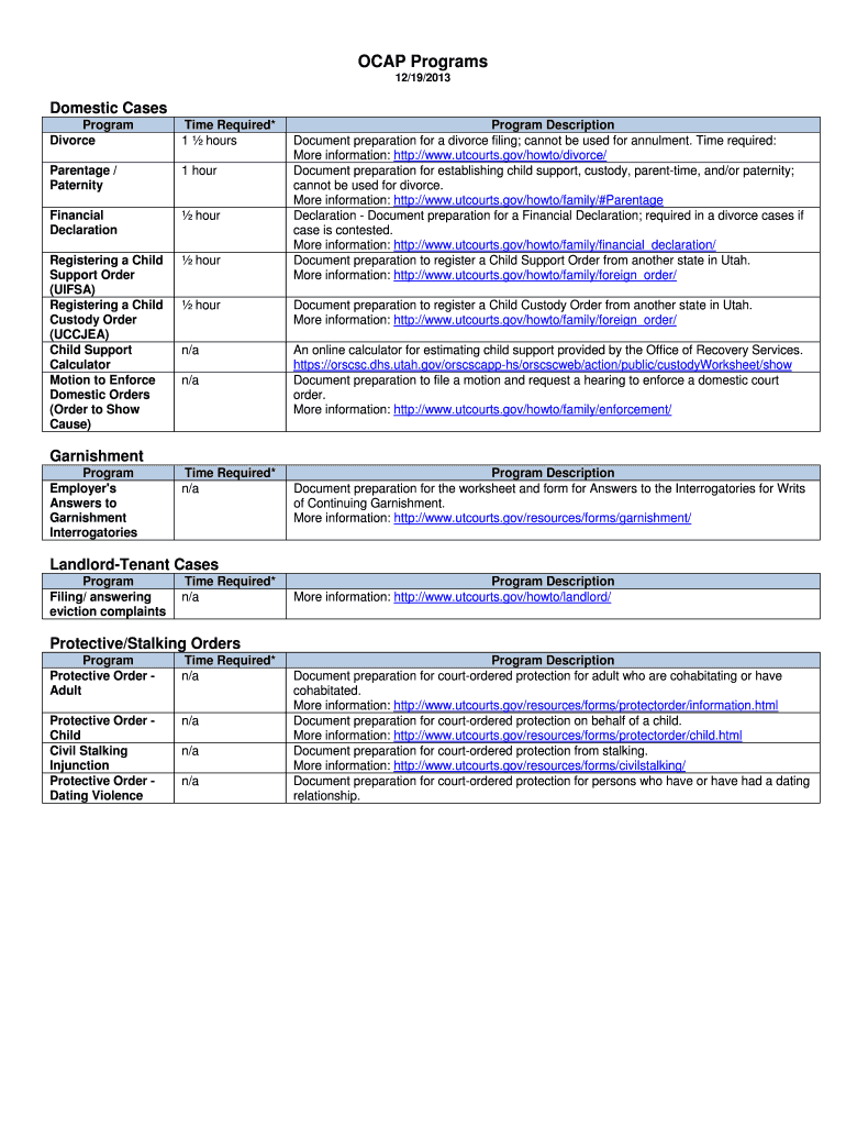 Fillable Online utcourts Fillable Documents that can be prepared ...