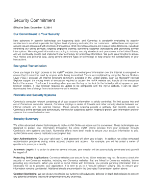 Fillable Online Security Commitment Fax Email Print - pdfFiller