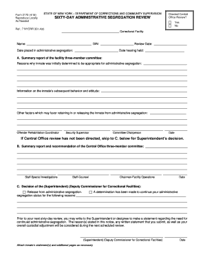 Fillable Online doccs ny Form #2170 - doccs ny Fax Email Print - pdfFiller