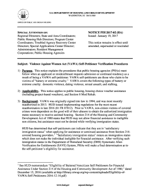 Fillable Online portal hud Violence Against Women Act (VAWA) - portal ...