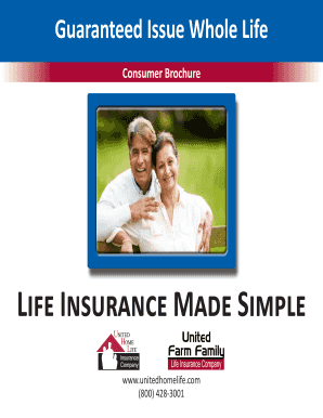 Fillable Online Life Insurance Made Simple - United Home Life Fax Email ...