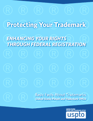 Fillable Online uspto Protecting Your Trademark Fax Email Print - pdfFiller