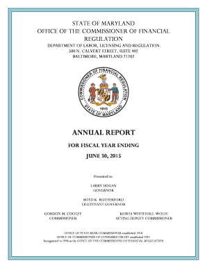 Fillable Online dllr maryland ANNUAL REPORT - dllr maryland Fax Email ...