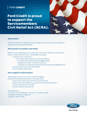 Fillable Online Servicemembers Civil Relief Act. Benefits for qualified ...