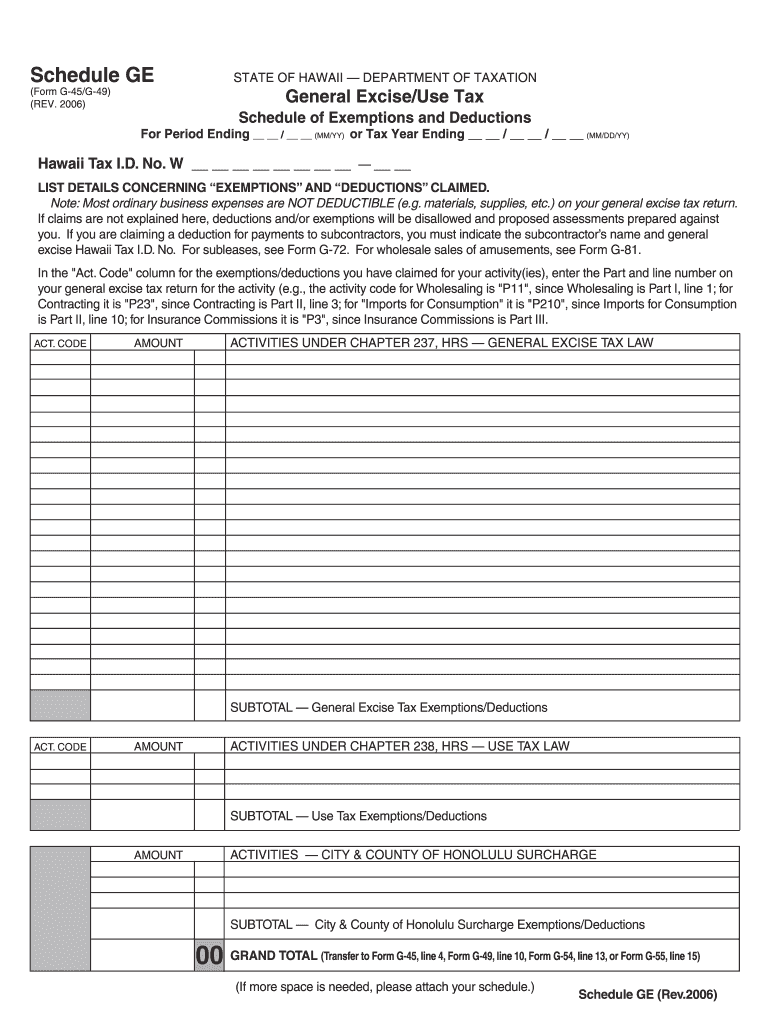 Fillable Online State of Hawaii Department of Taxation Welcome to E ...
