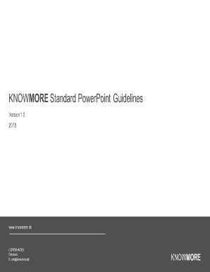 Fillable Online standard guidelines v1 Fax Email Print - pdfFiller