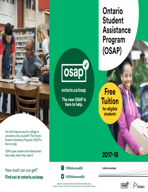 Fillable Online Ontario Student Assistance Program (OSAP) - Georgian ...