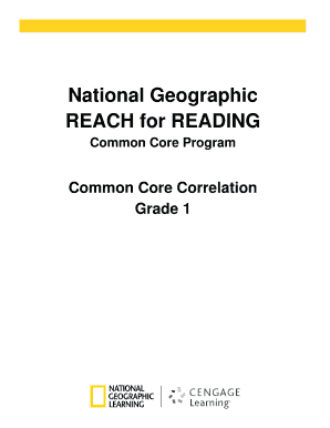 Fillable Online National Geographic REACH for READING Fax Email Print ...