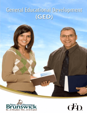 Fillable Online www2 gnb General Educational Development - www2 gnb Fax ...