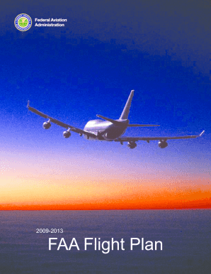 Fillable Online 2009-2013 FAA Flight Plan Fax Email Print - pdfFiller