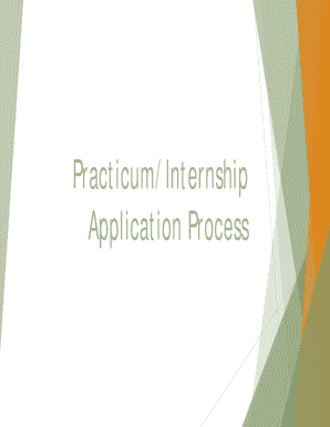 Fillable Online Practicum/Internship Application Process - Liberty ...