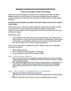 Bell Epp Plan 2021 - Fill Online, Printable, Fillable, Blank | pdfFiller