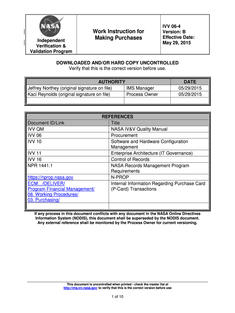 Fillable Online Fillable Work Instruction Template Fax Email Print ...