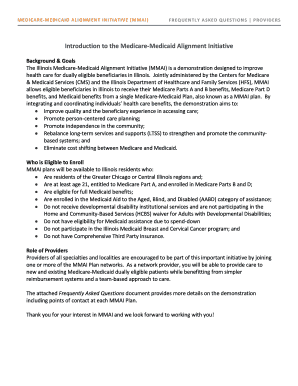 Fillable Online cms Introduction to the Medicare-Medicaid Alignment ...