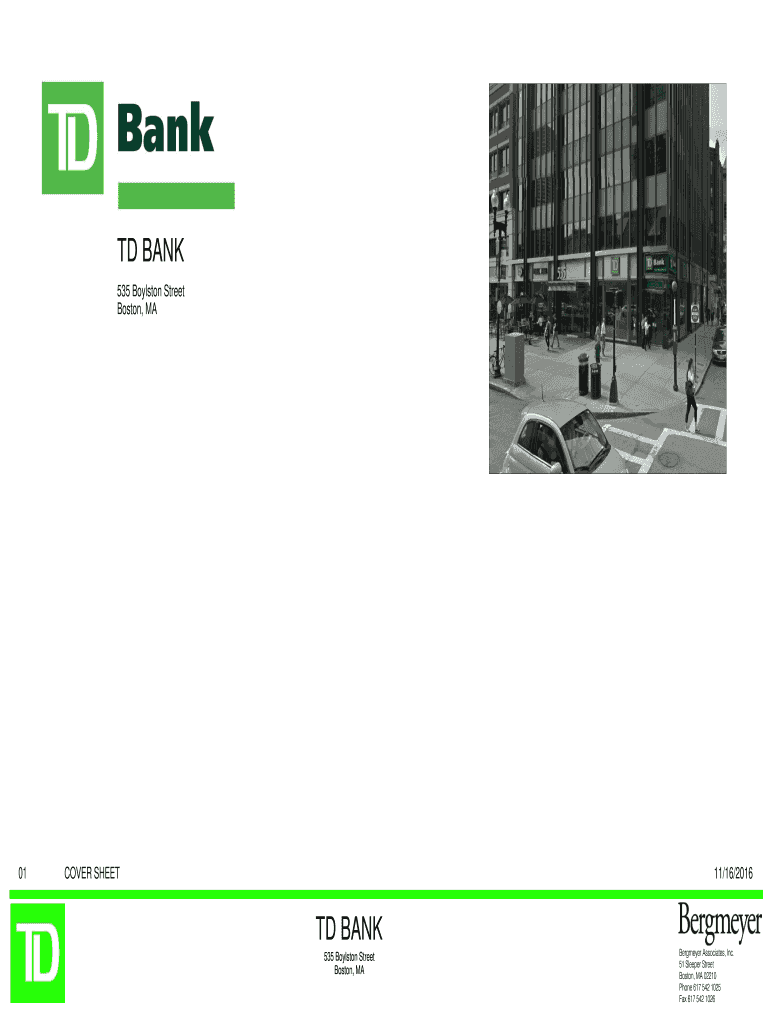 Fillable Online Fillable TD BANK TD BANK Fax Email Print - pdfFiller