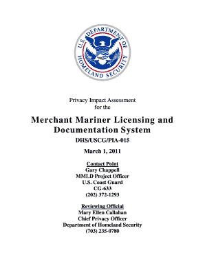 Fillable Online Merchant Mariner Licensing and Fax Email Print - pdfFiller