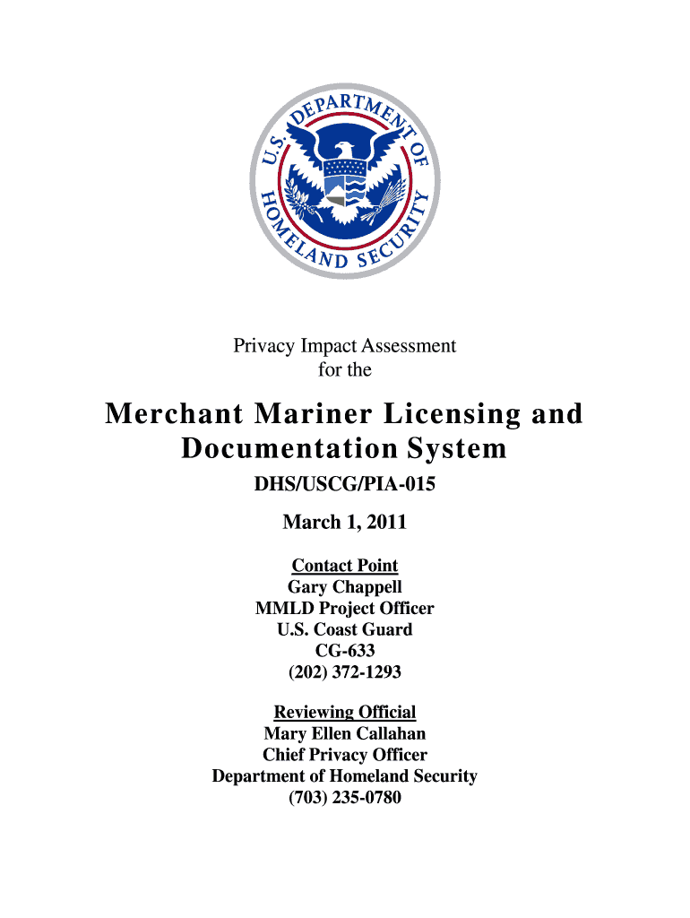 Fillable Online Merchant Mariner Licensing and Fax Email Print - pdfFiller