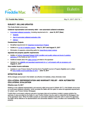 Fillable Online TO: Freddie Mac Sellers Fax Email Print - pdfFiller