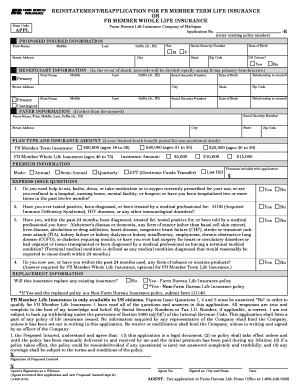 Fillable Online Farm Bureau Insurance, Starr Insurance Agency, Inc ...