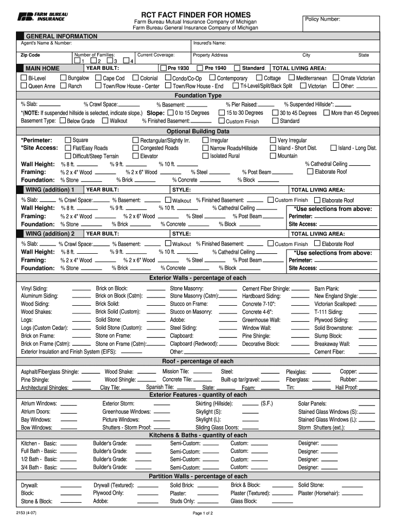 Fillable Online Farm Bureau Insurance, Starr Insurance Agency, Inc. Insurance ... Fax Email ...